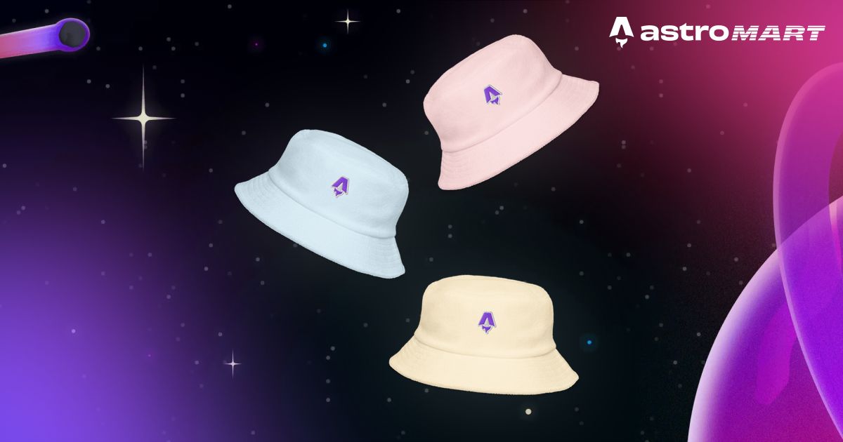 Embroidered Astro Bucket Hat | Astro Shop